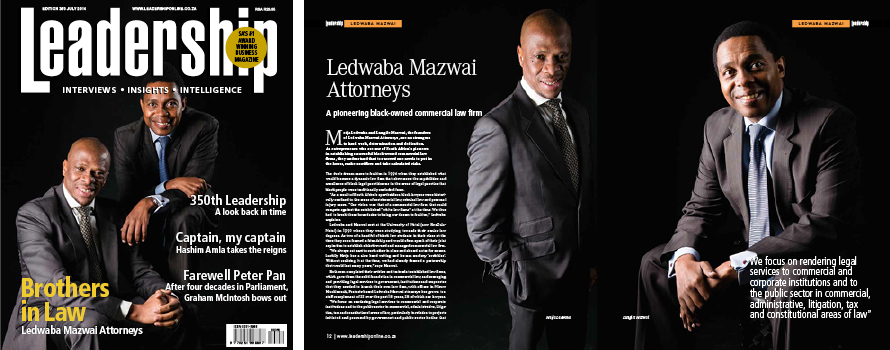 Leadership Magazine | Ledwaba Mazwai Attorneys